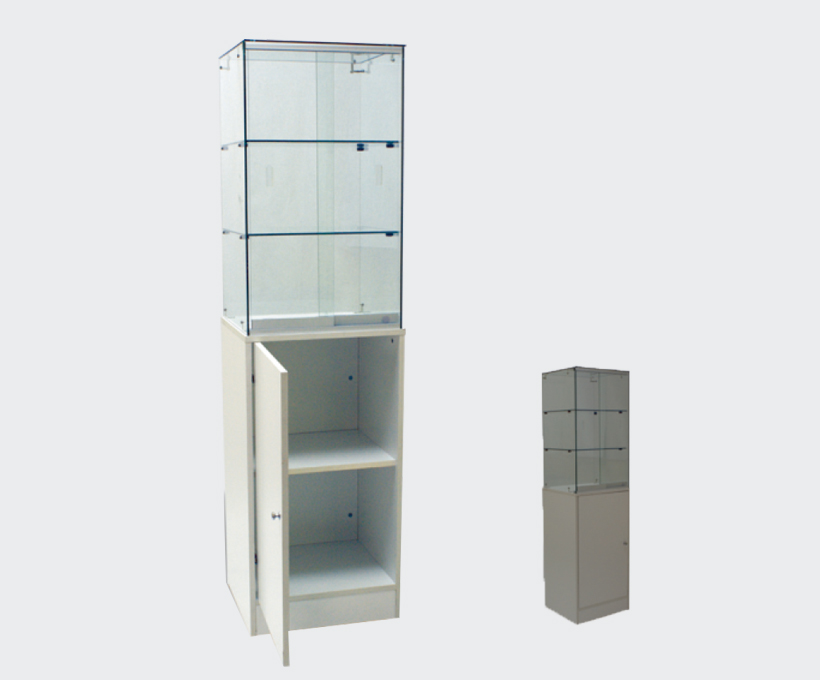 SAGWH2W-W PREMIUM FRAMELESS HALF VISION TOWER CASE - DWC