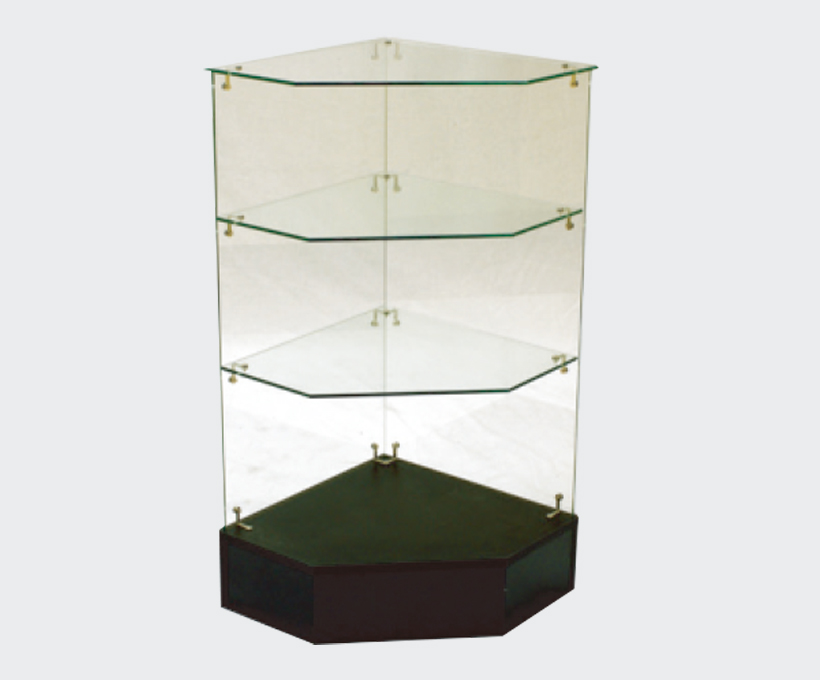 SAGPC18B PREMIUM FRAMELESS FULL VISION PENTAGON CORNER CASE - DWC