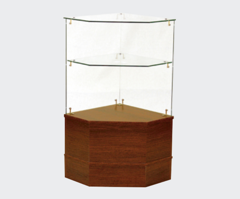 SAGPCH18WAL PREMIUM FRAMELESS HALF VISION PENTAGON CORNER CASE - DWC