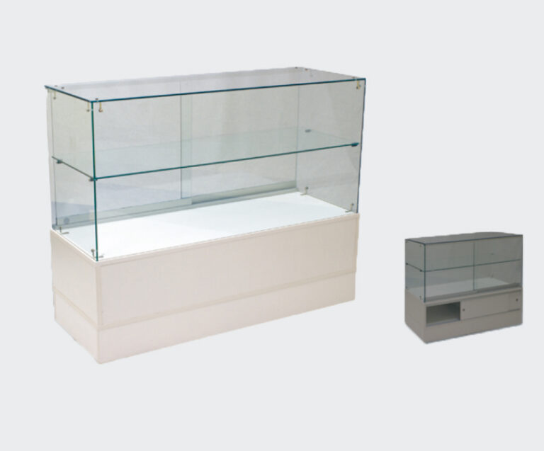 SAGH4W-W PREMIUM FRAMELESS HALF VISION SHOWCASE - DWC